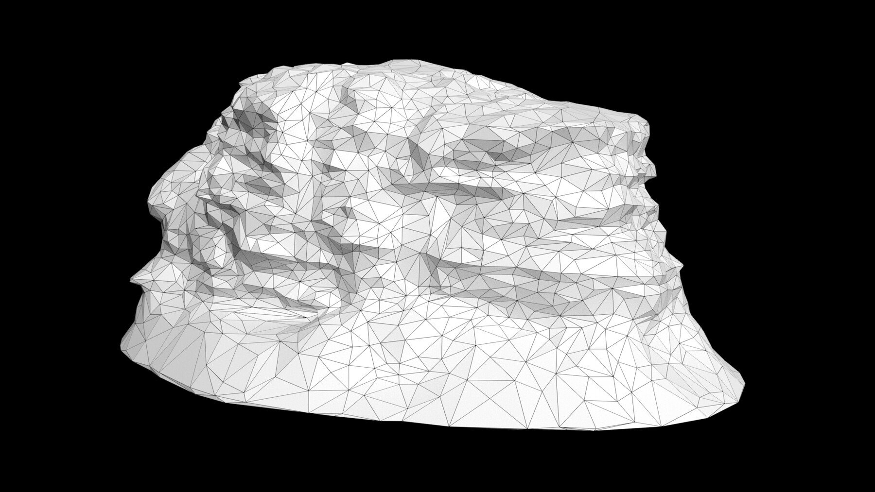 ArtStation - Low poly Sandstone Rock Formation - 210127 | Game Assets