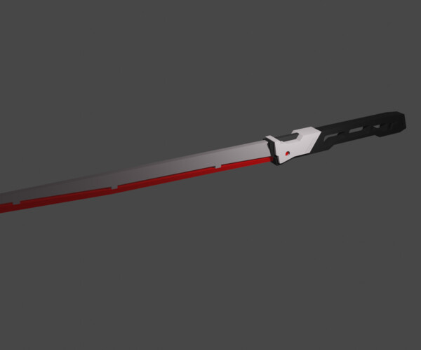 ArtStation - Low poly Cyber sword | Resources