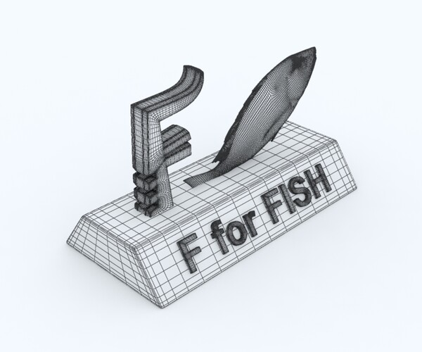 ArtStation - F for Fish Model | Game Assets