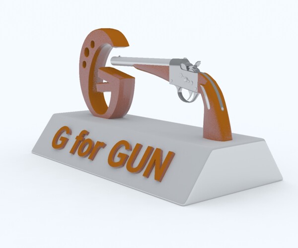 ArtStation - G for Gun Model | Resources