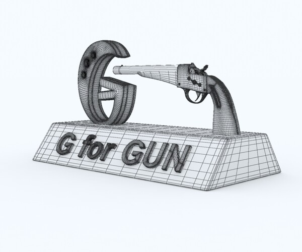 ArtStation - G for Gun Model | Resources