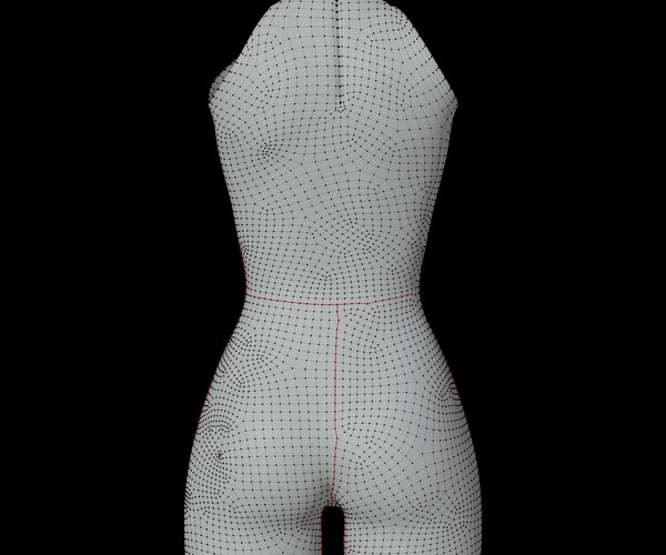 ArtStation - Female bodysuit - 3D model | Resources