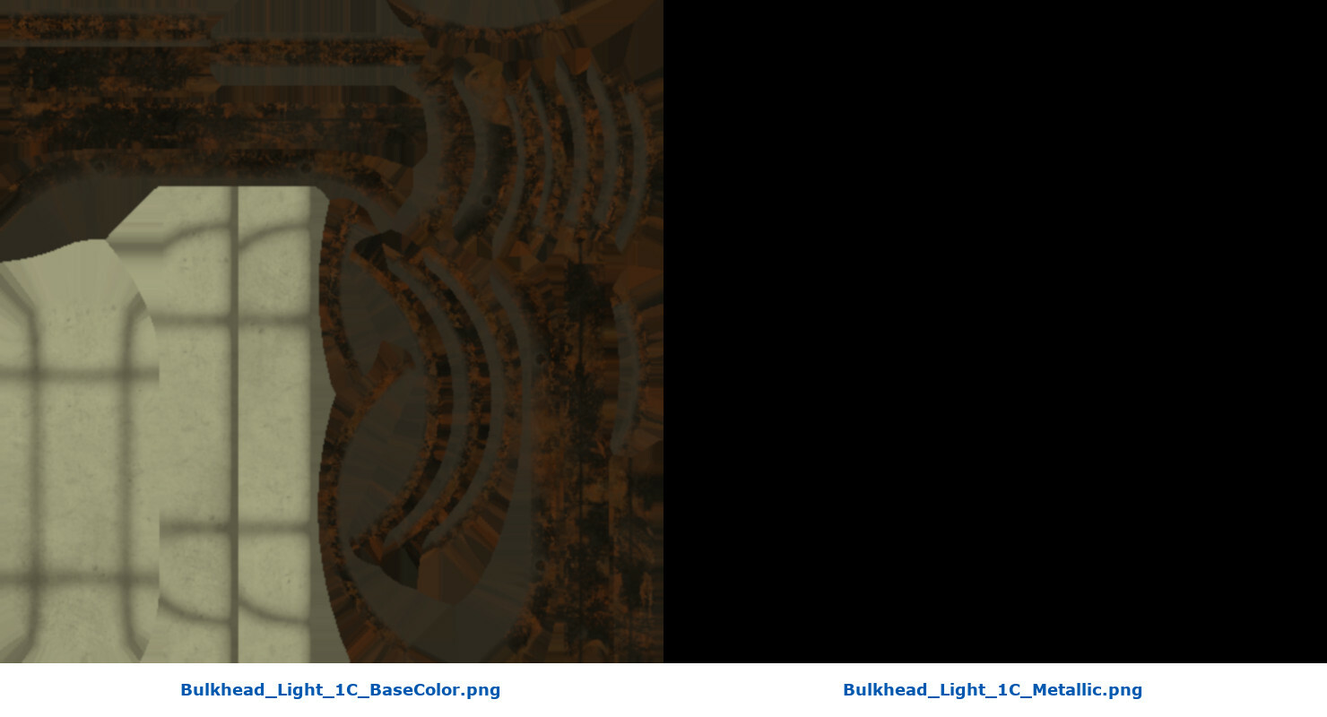 ArtStation - Bulkhead Light 1C | Game Assets