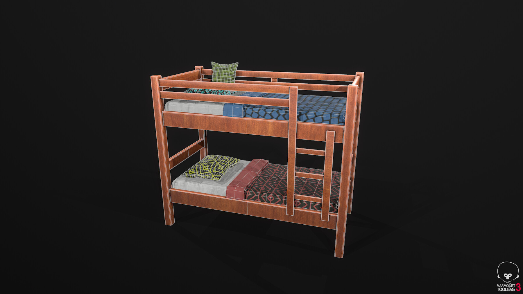 ArtStation - Single bed | Game Assets
