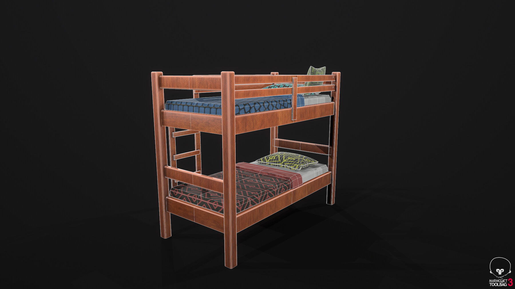ArtStation - Single bed | Game Assets