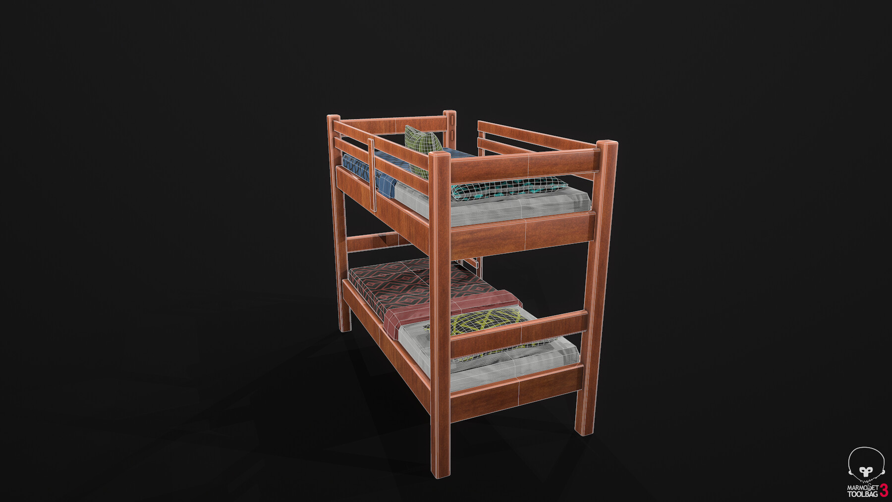 ArtStation - Single bed | Game Assets