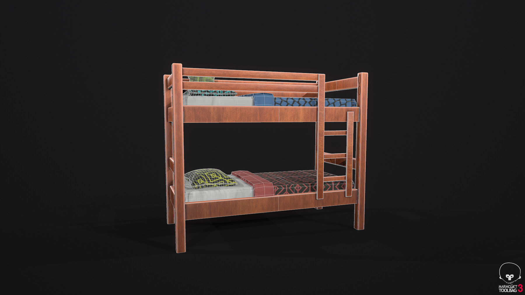 ArtStation - Single bed | Game Assets