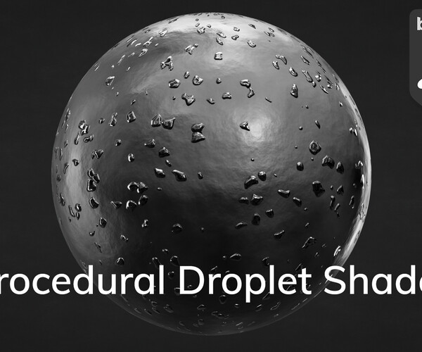 ArtStation - Procedural Droplet Shader | Resources