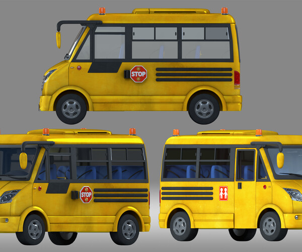 ArtStation - school bus | Resources