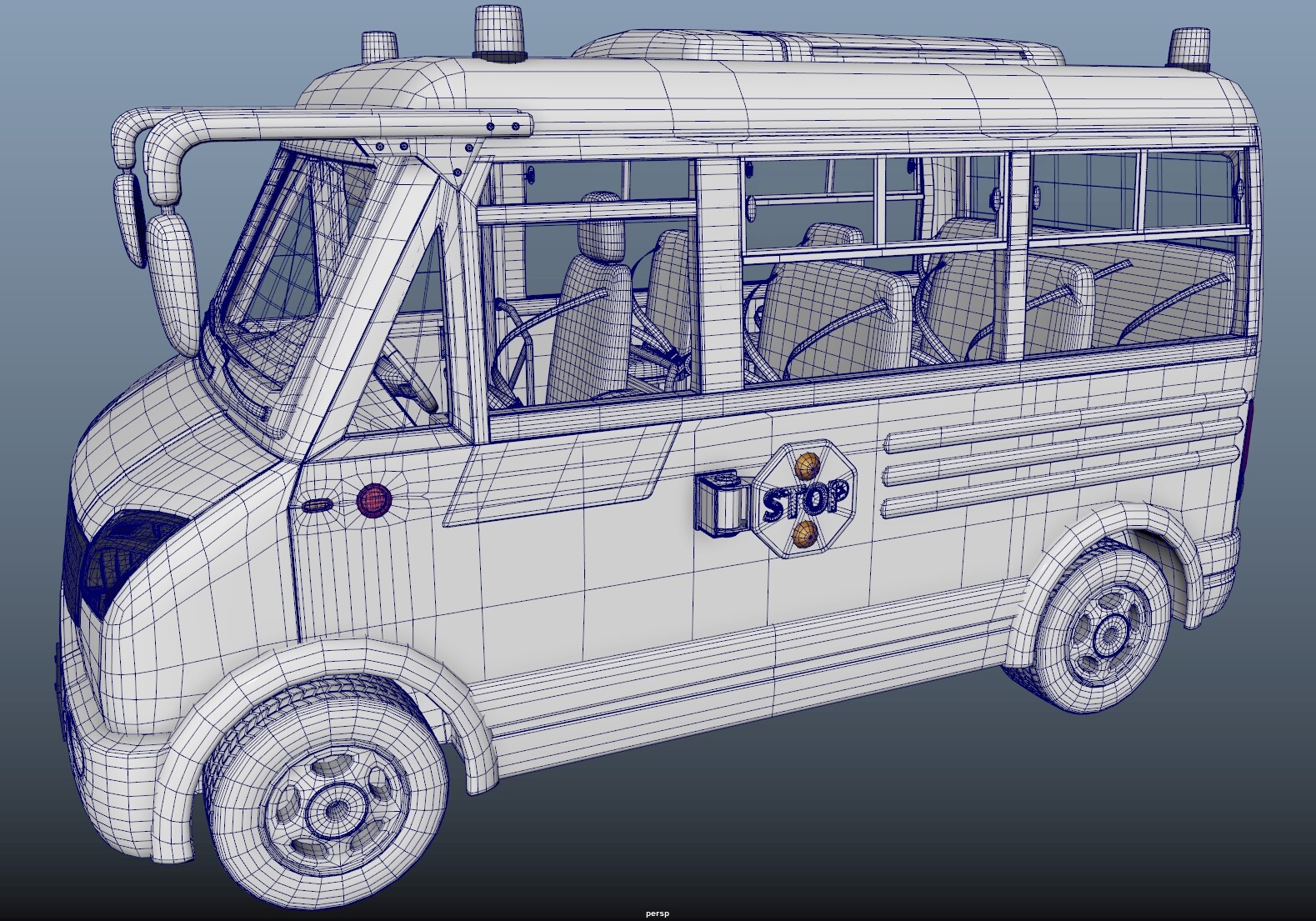 ArtStation - school bus | Resources
