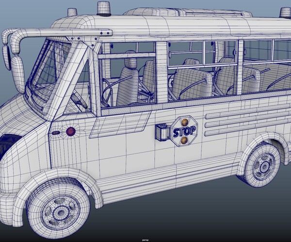 ArtStation - school bus | Resources