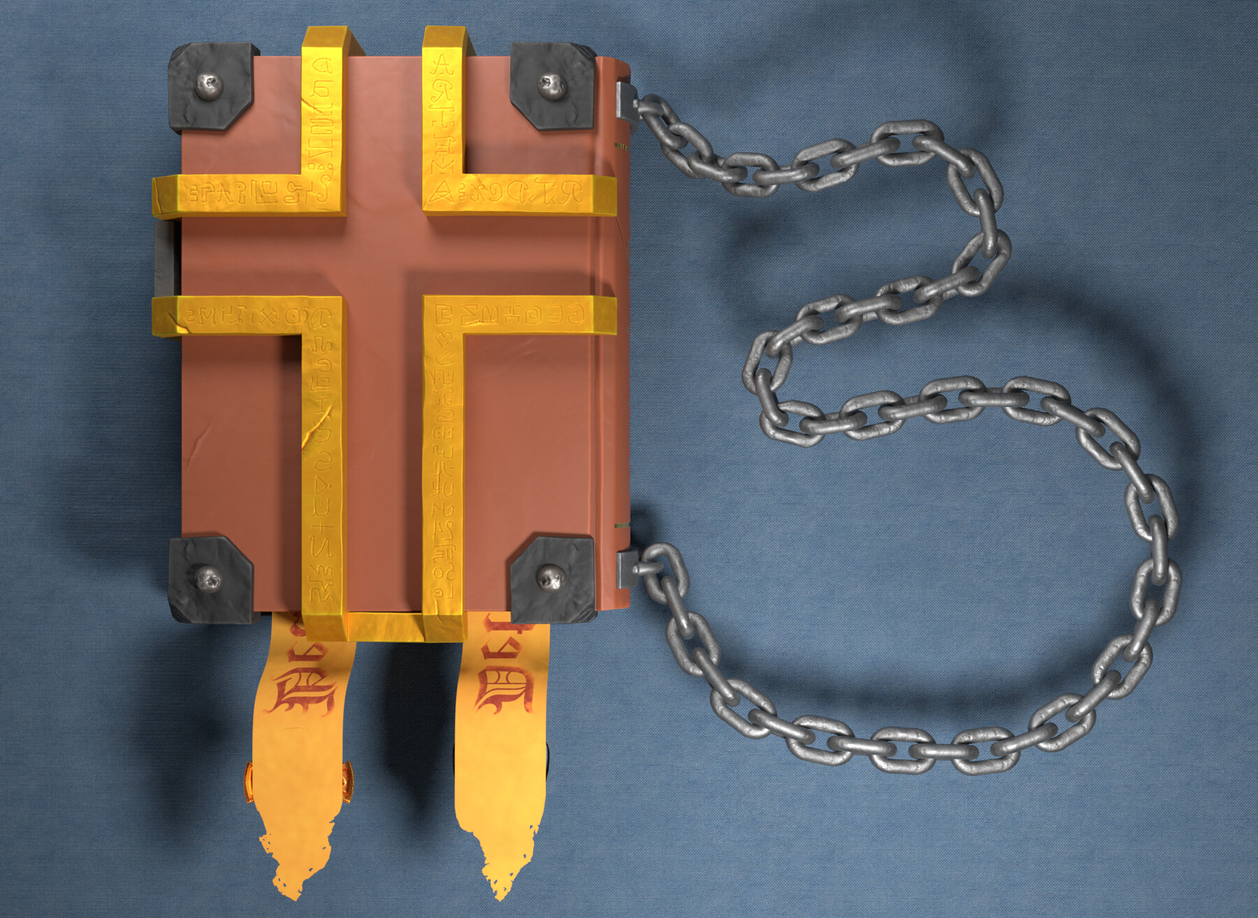 ArtStation - Stylized Spell Book Holy Bible Magic Ancient Game Ready ...