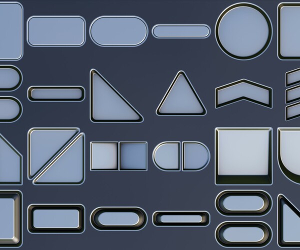 ArtStation - [200] Hard Surface Detailing Decal Pack (Decal Machine 2.1 ...