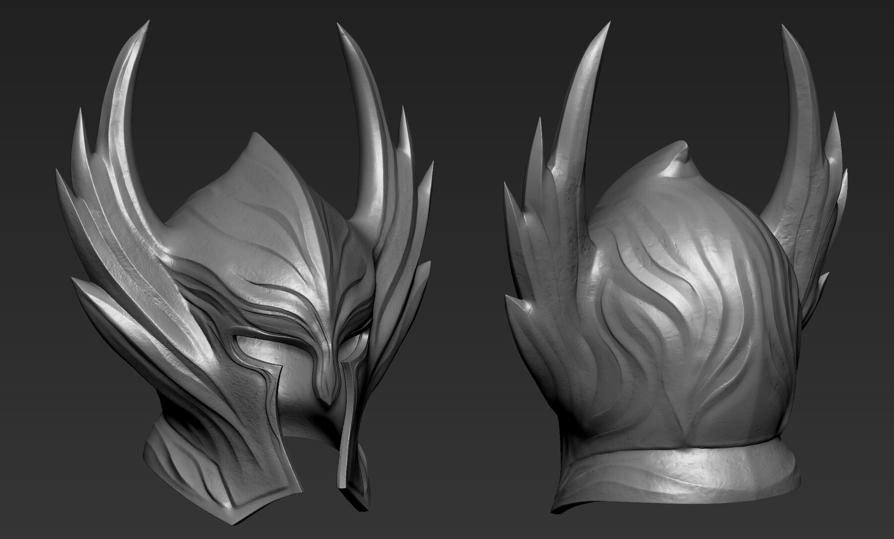 ArtStation - Set of 3d Printable Medieval Helmets Part 1 | Resources