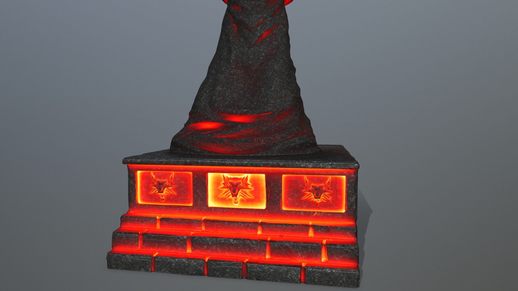 ArtStation - lava statue | Game Assets