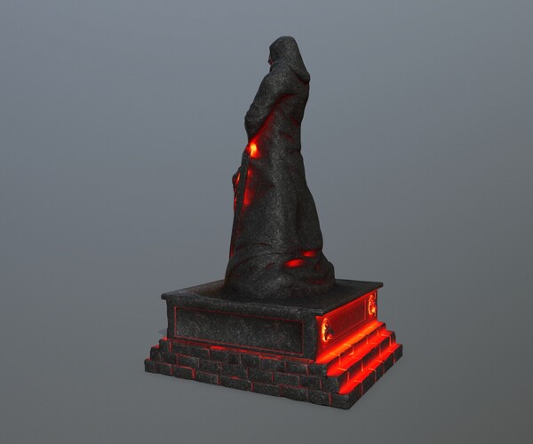 ArtStation - lava staue | Game Assets
