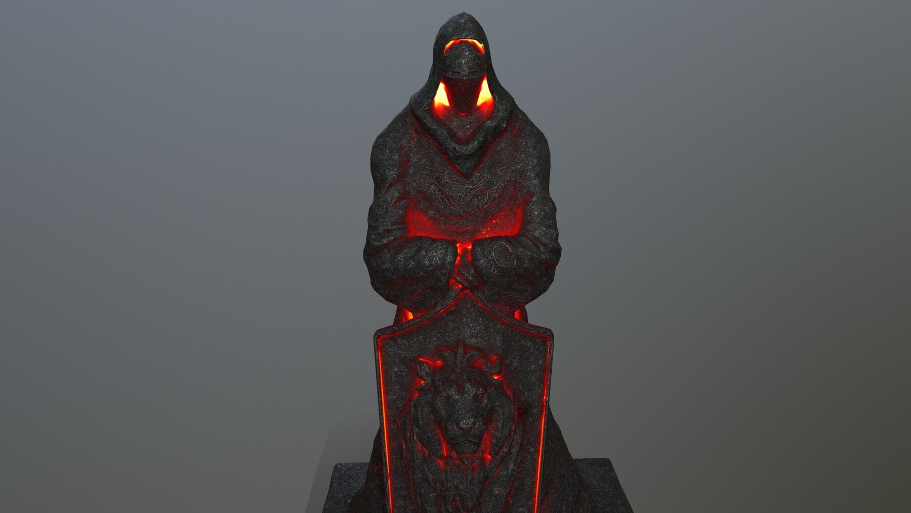 ArtStation - lava staue | Game Assets