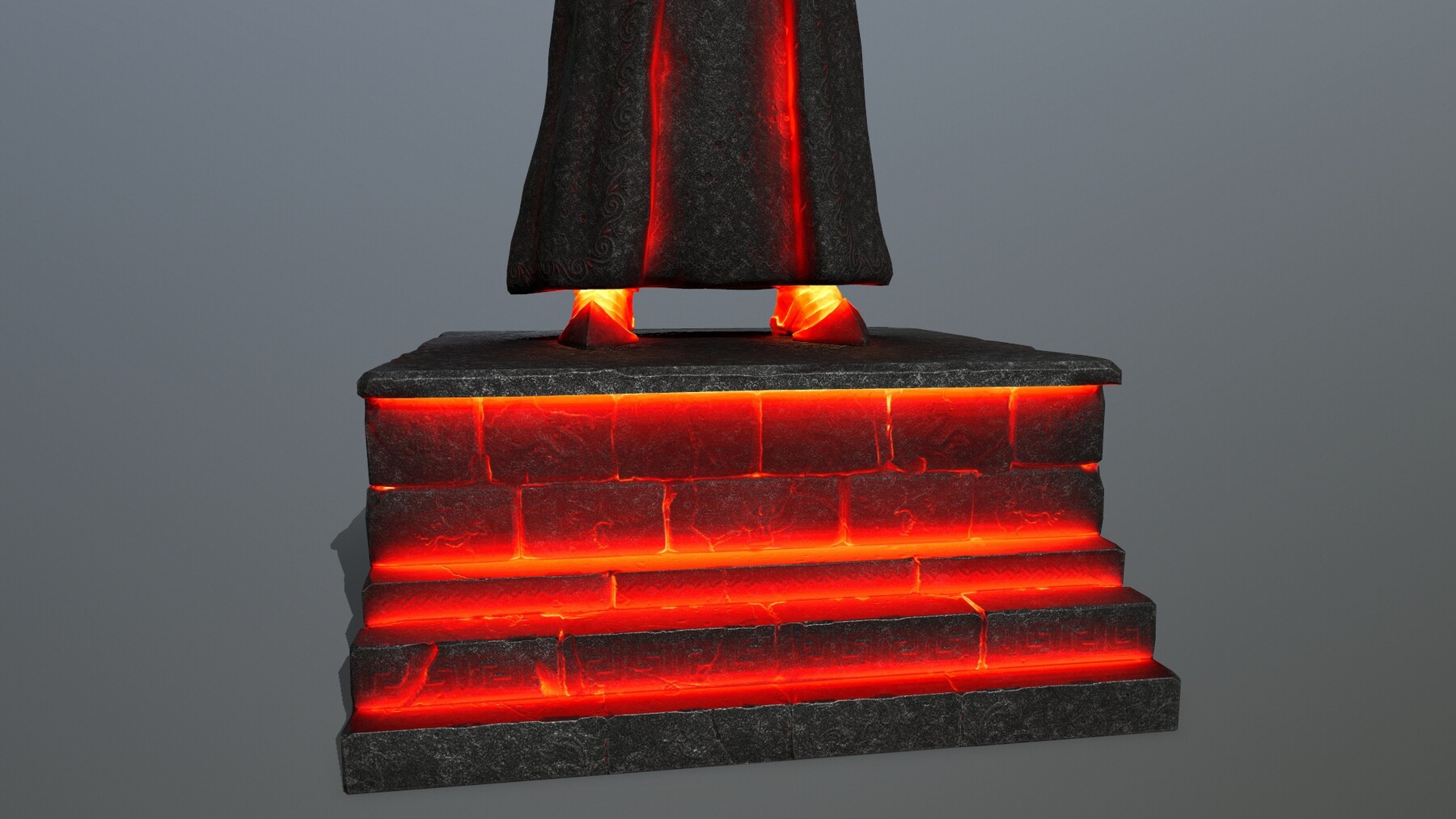 ArtStation - lava statue | Game Assets