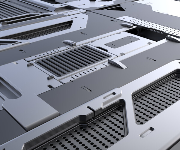 ArtStation - Sci-Fi Panels Pack vol 04 | Resources