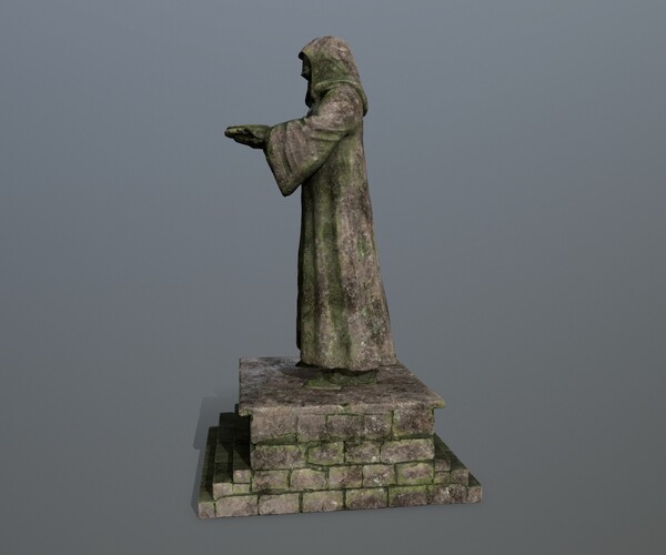 ArtStation - old statue | Game Assets