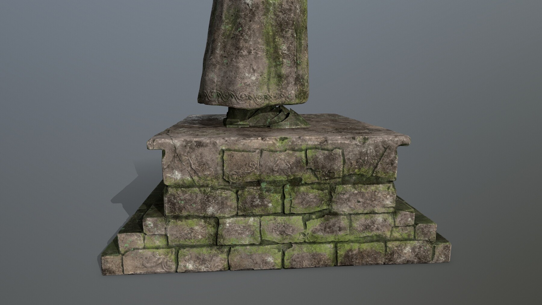 ArtStation - old statue | Game Assets