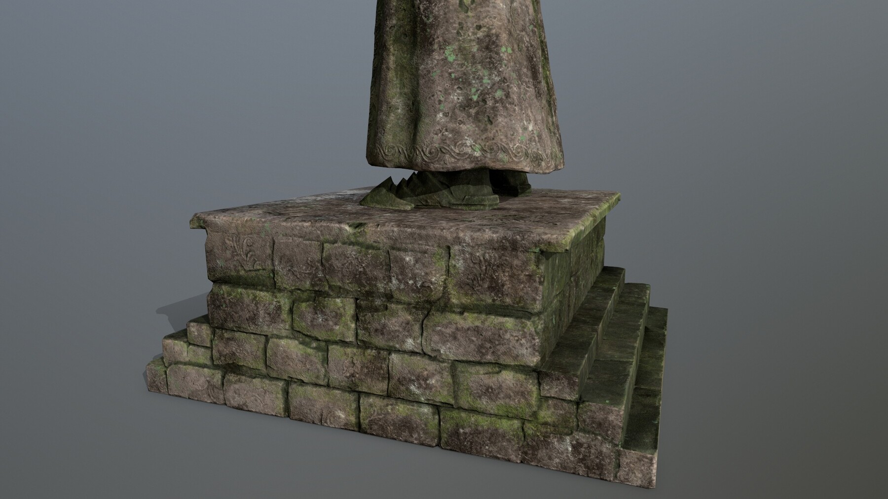 ArtStation - old statue | Game Assets