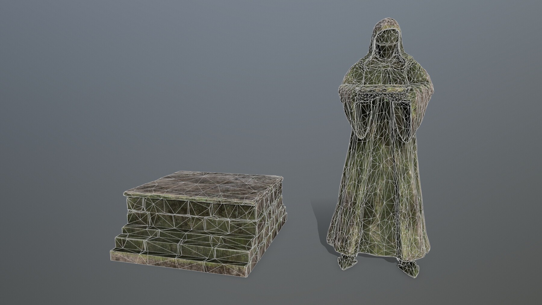 ArtStation - old statue | Game Assets