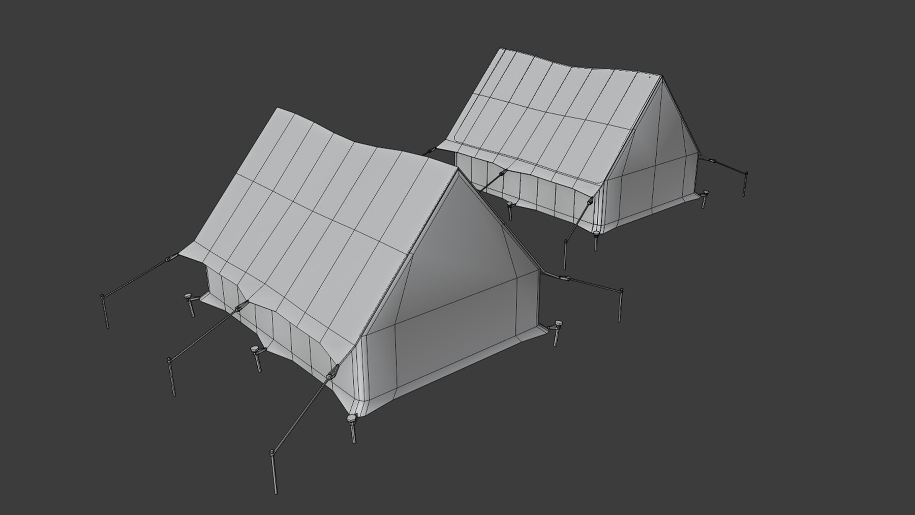 ArtStation - Tents PBR Low-poly | Game Assets