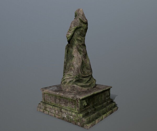 ArtStation - old statue 3 | Game Assets