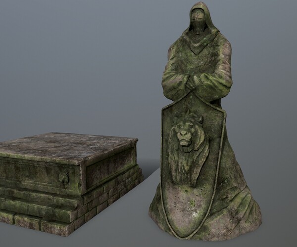 ArtStation - old statue 3 | Game Assets