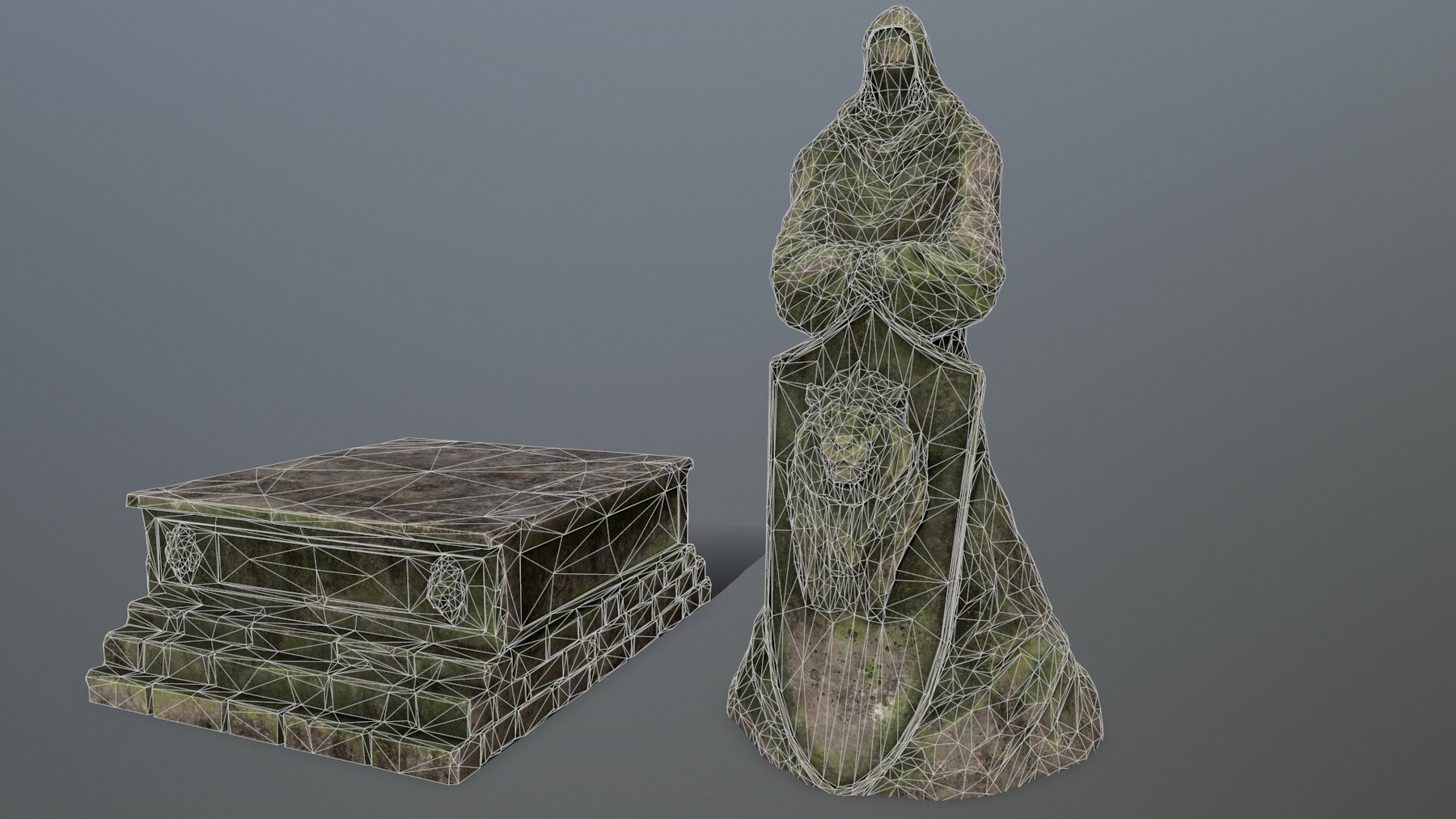 ArtStation - old statue 3 | Game Assets