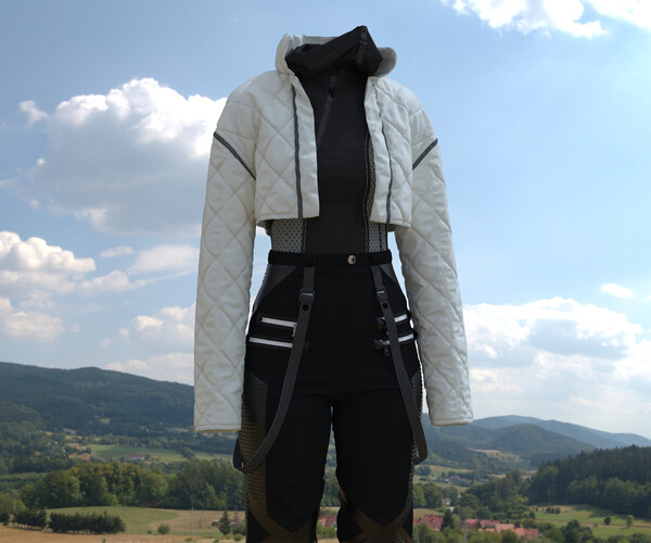 ArtStation - Female outfit #2 for CLO 3D standart Avatar Fenale_V2 ...