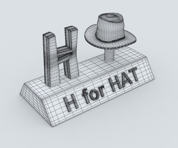 ArtStation - H for Hat Model | Resources