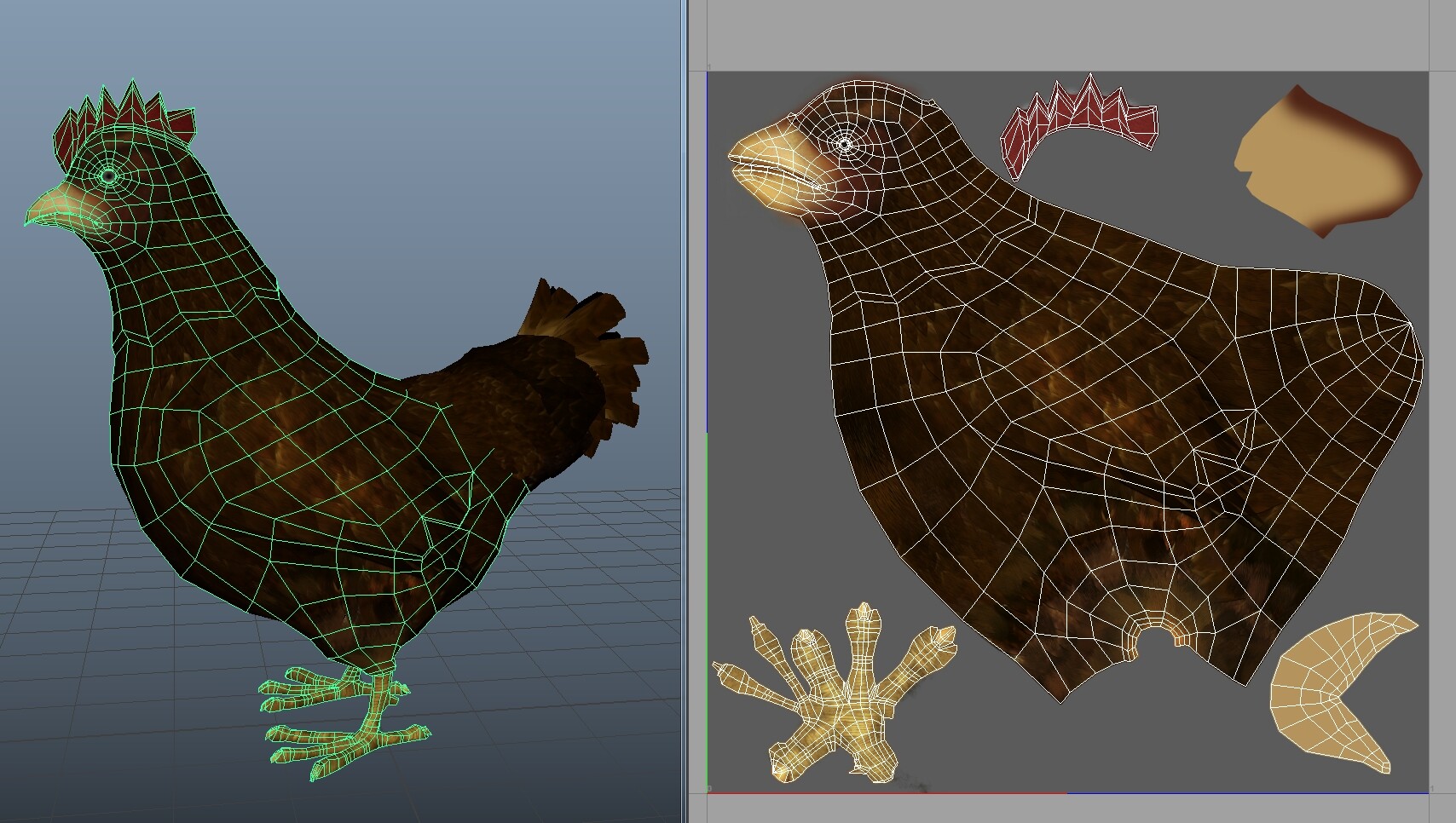 ArtStation - Hen chicken | Resources