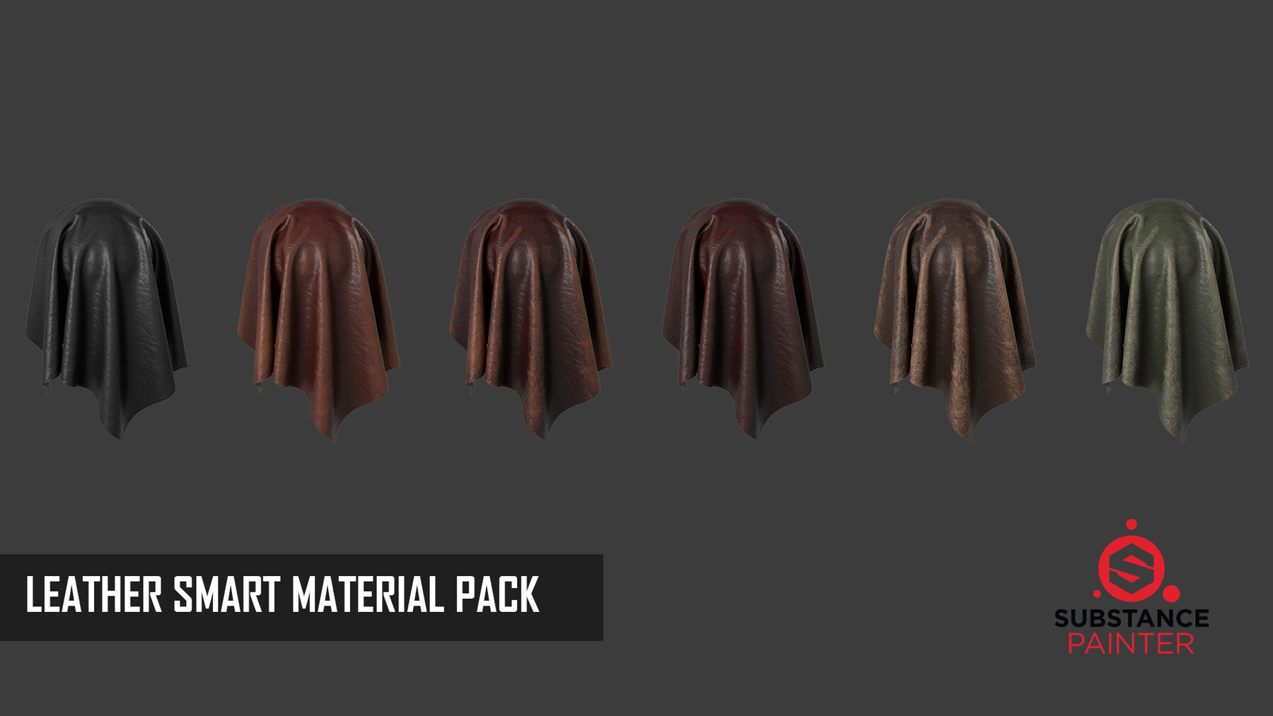 ArtStation - Leather Smart Material Pack | Resources