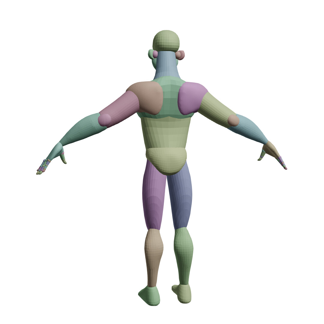 ArtStation - Cartoon male base mesh | Resources