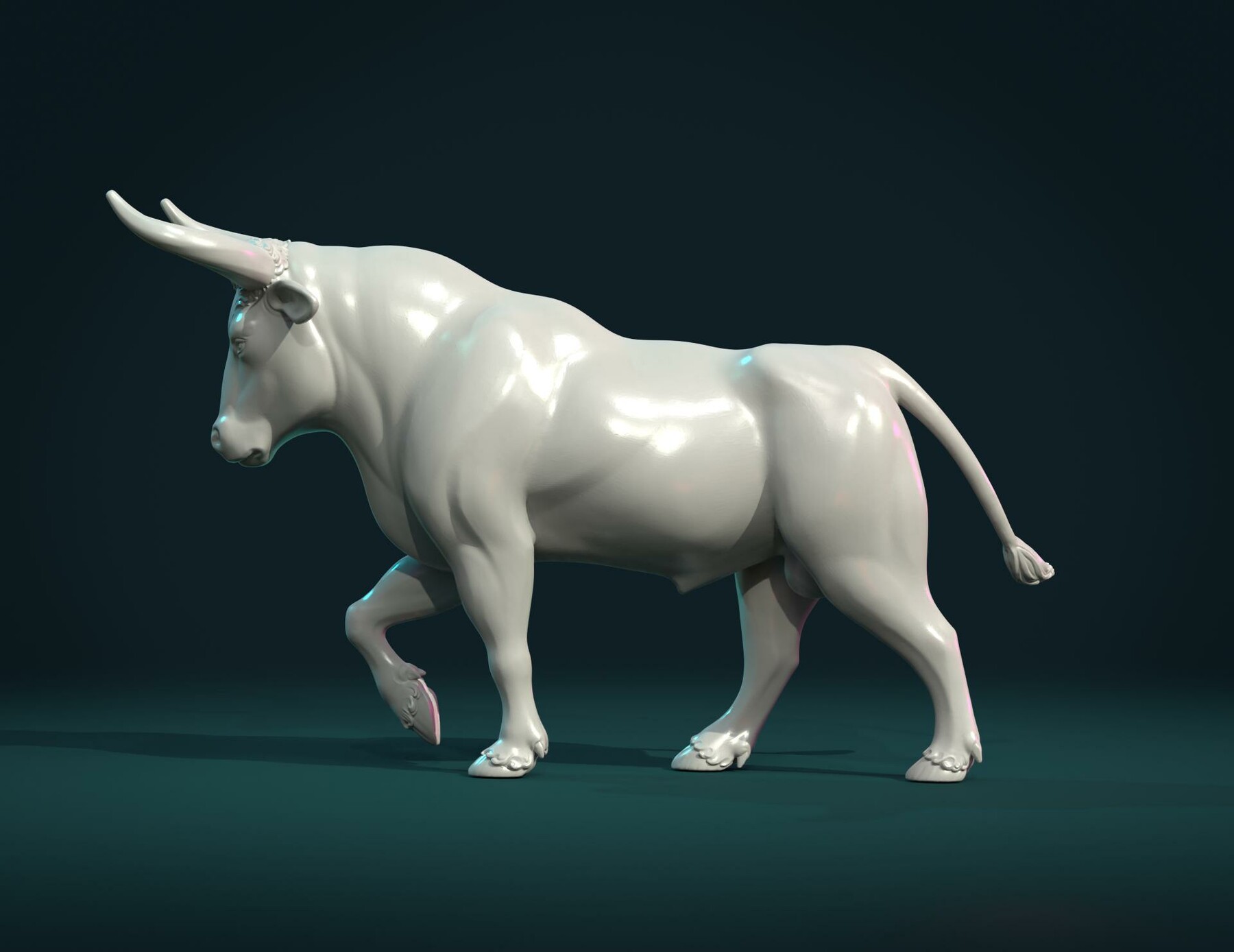 ArtStation - Bull Sculpture | Resources