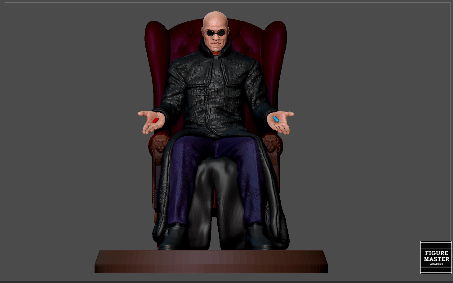 ArtStation - MORPHEUS MATRIX STATUE MOVIE CHARACTER MAN 3D print model ...