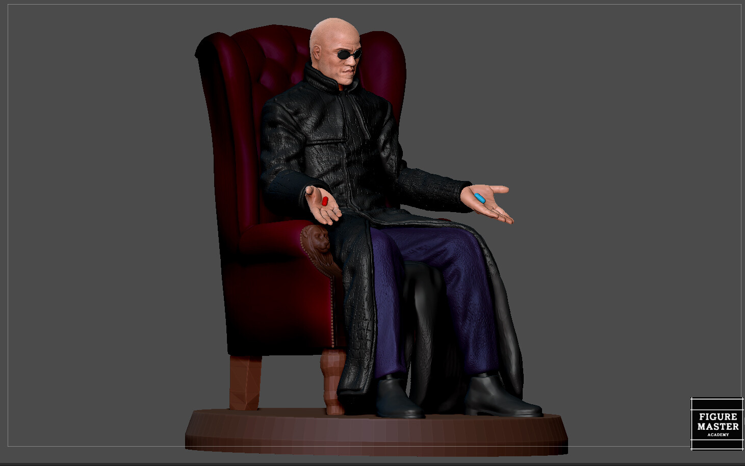 ArtStation - MORPHEUS MATRIX STATUE MOVIE CHARACTER MAN 3D print model ...