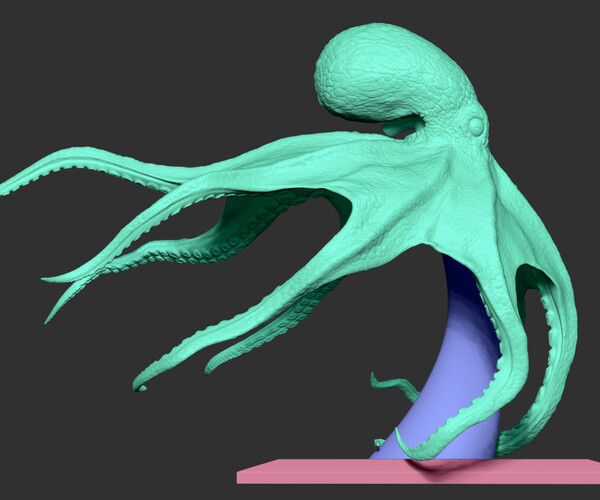 ArtStation - Octopus Statue | Resources