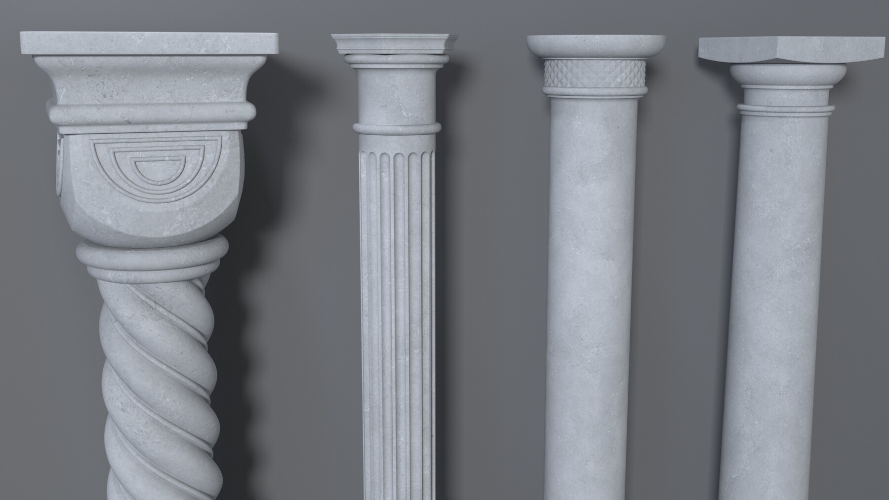 ArtStation - Columns Collection -2 - 10 pieces | Resources