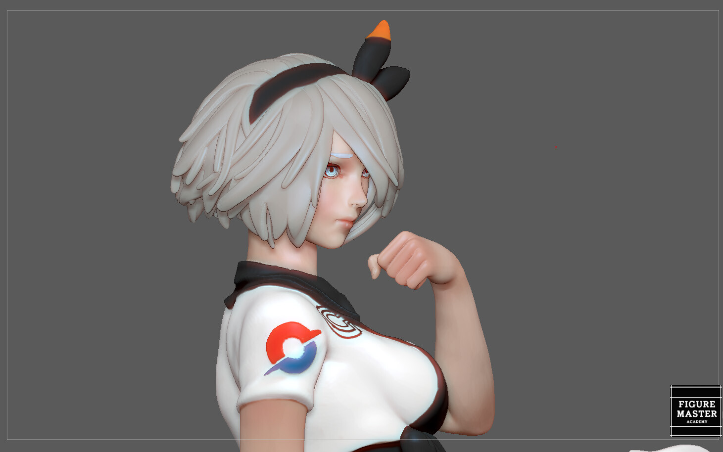 ArtStation - BEA POKEMON TRAINER CUTE GIRL HITMONLEE ANIME CHARACTER 3D ...