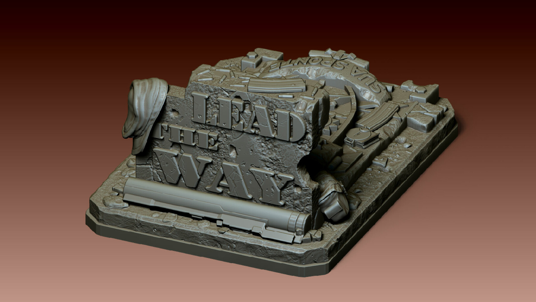 ArtStation - Army 75th Rangers Plaque for 3D Print | Resources
