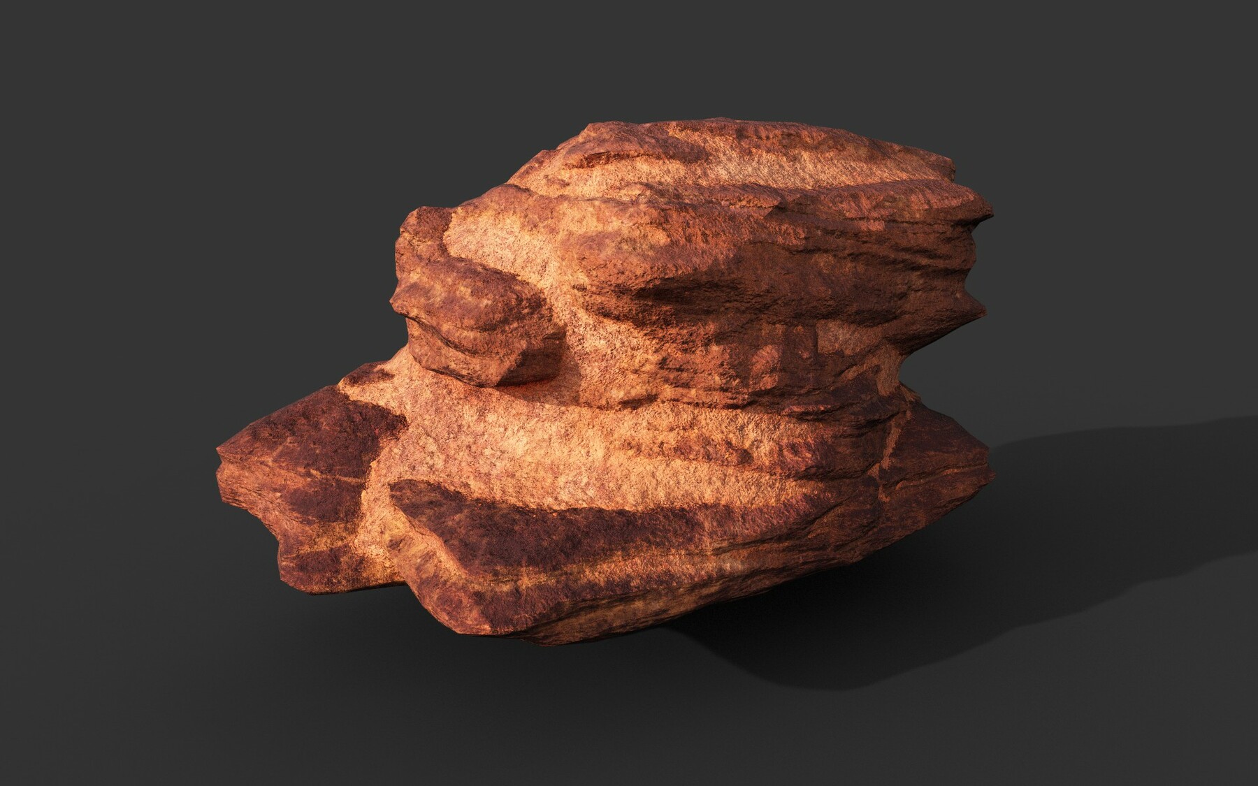 ArtStation - Low poly Sandstone Rock Modular 210131 | Game Assets