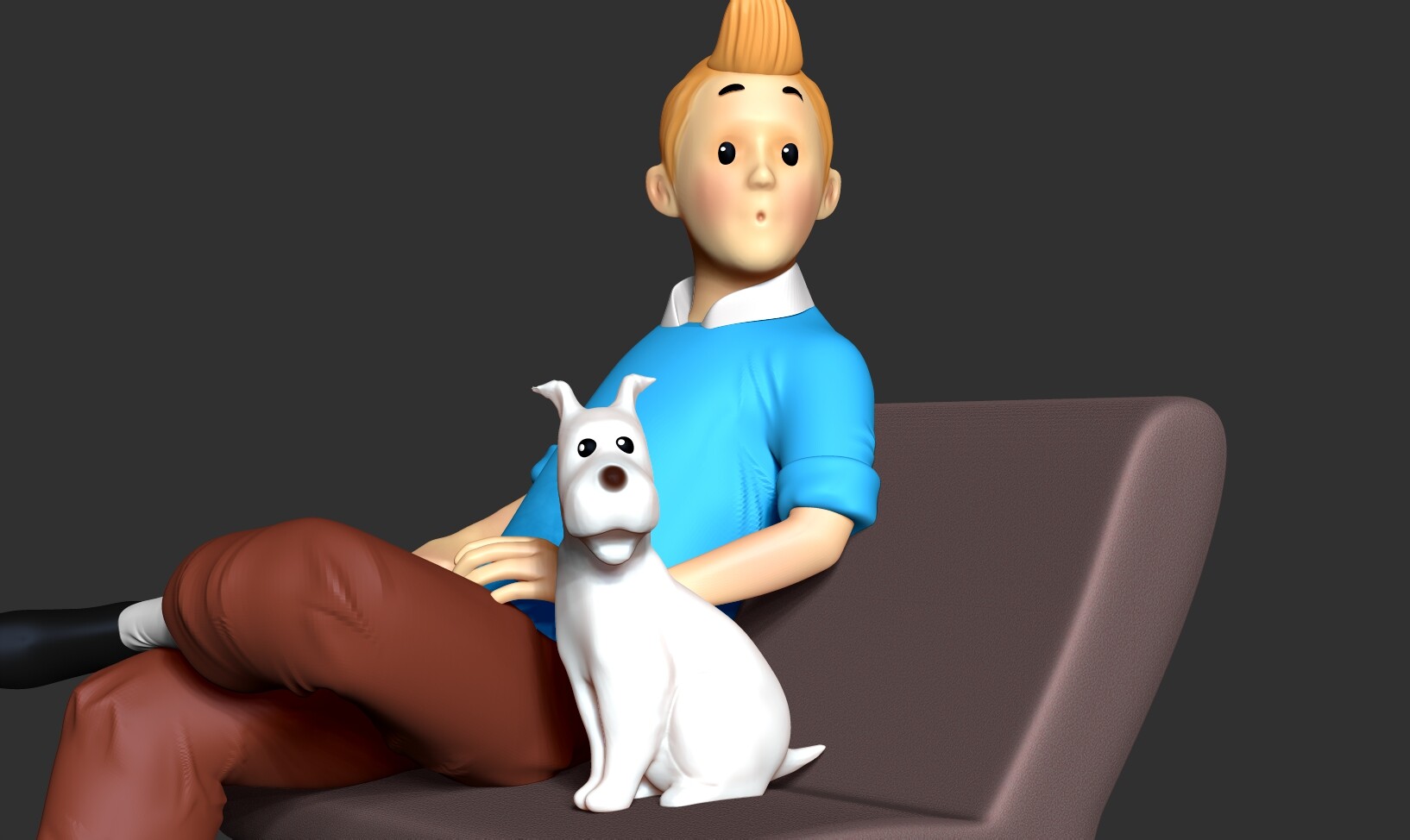 ArtStation - Tintin and snowy | Resources