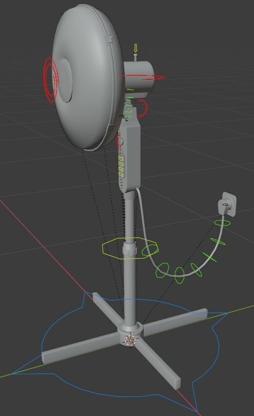 ArtStation - Standing Fan | Game Assets