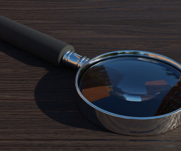 ArtStation - Magnifying Glass Low-poly 3D model | Resources