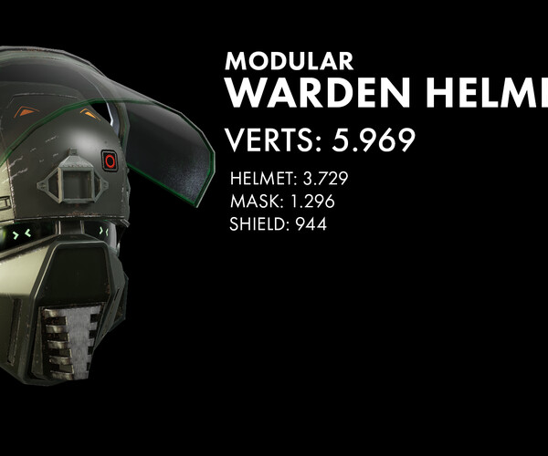 ArtStation - Scifi Helmets | Game Assets