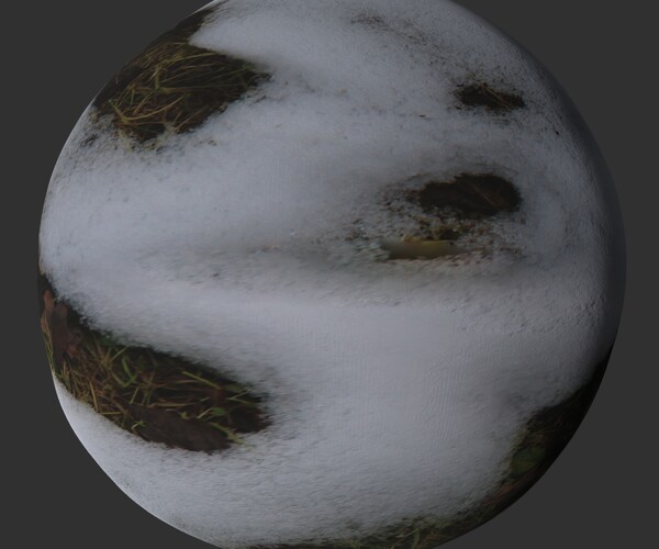 ArtStation - Snow Grass 4 PBR Material | Game Assets
