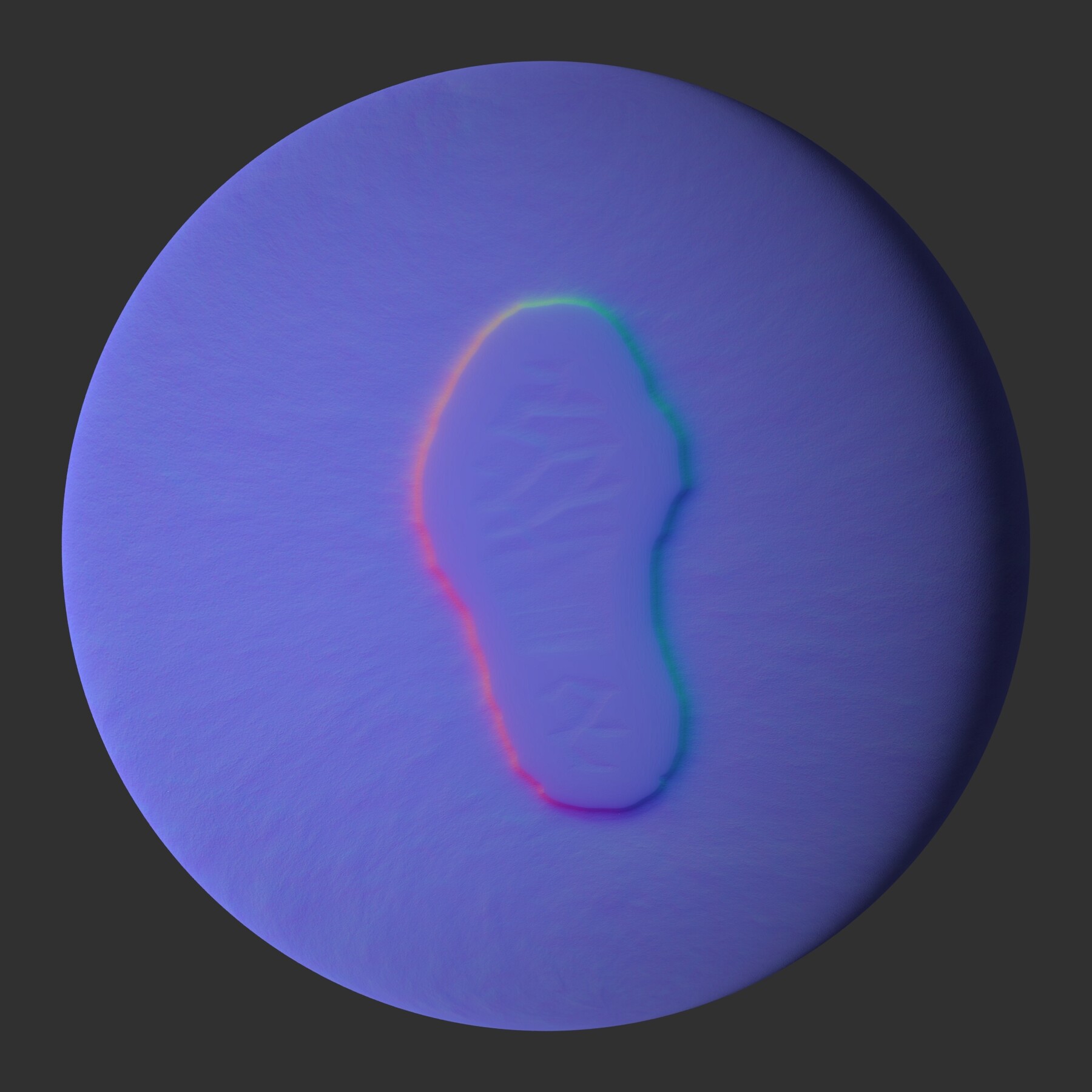 ArtStation - Snow Step 2 PBR Material | Game Assets